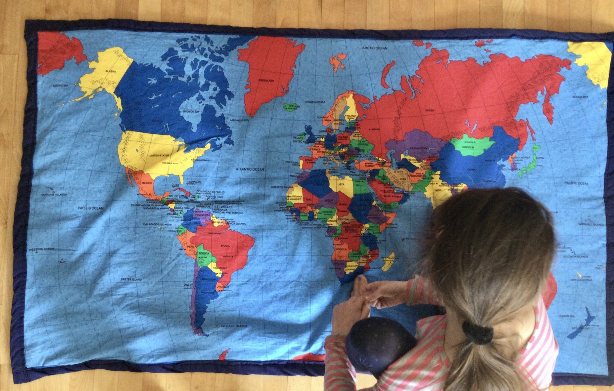 Paper Mache Globe - Blackburnian