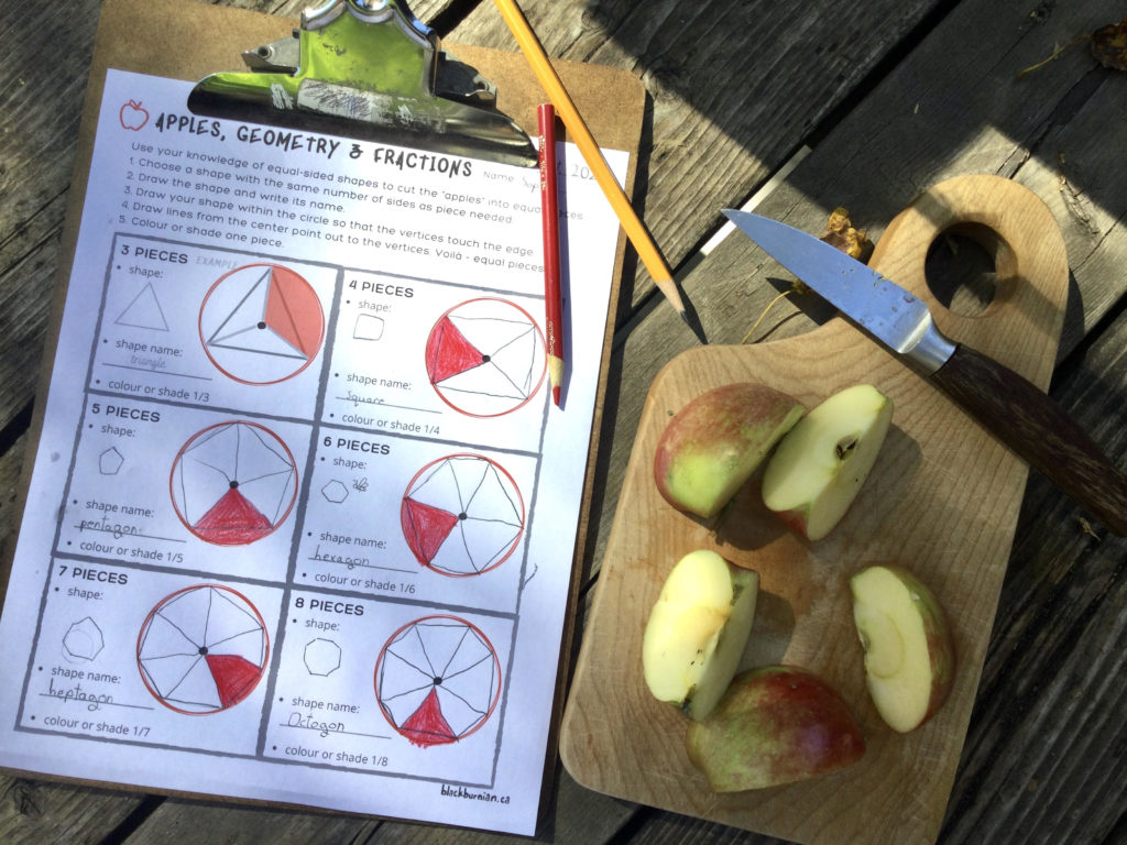 Apples, Geometry & Fractions - Blackburnian