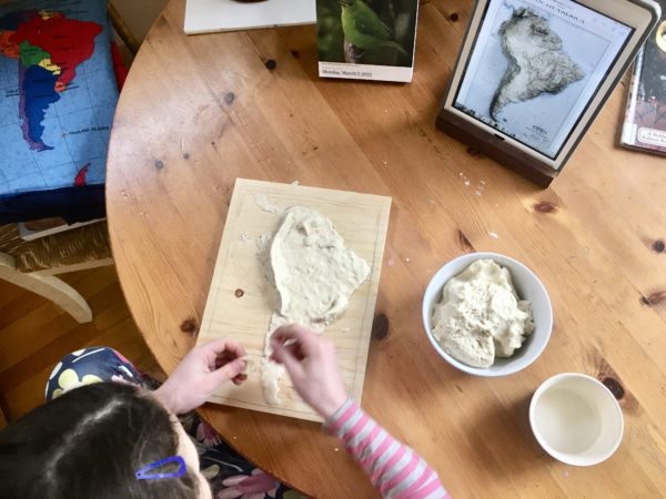 Salt Dough Maps - Blackburnian