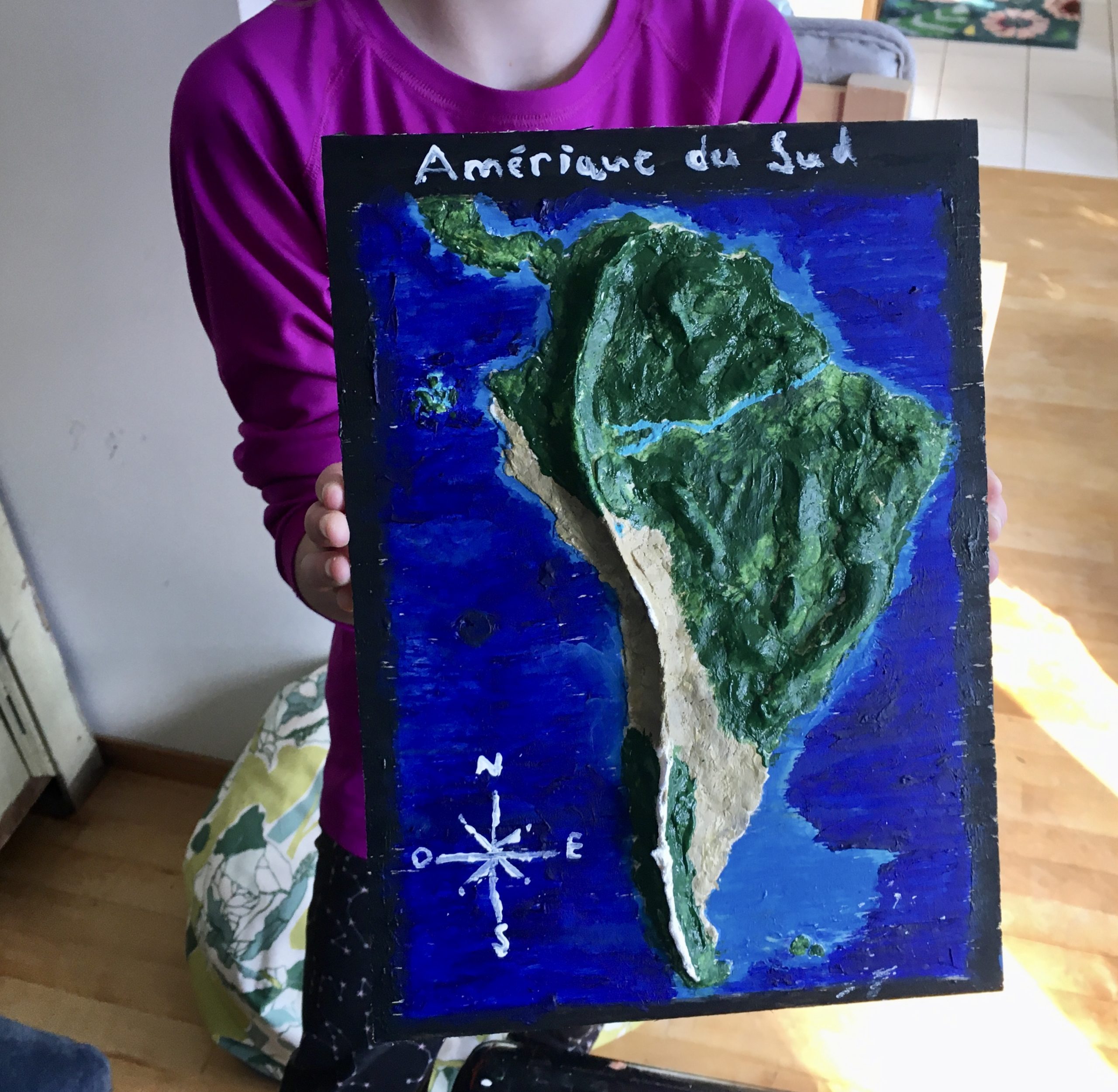 Salt Dough Maps - Blackburnian